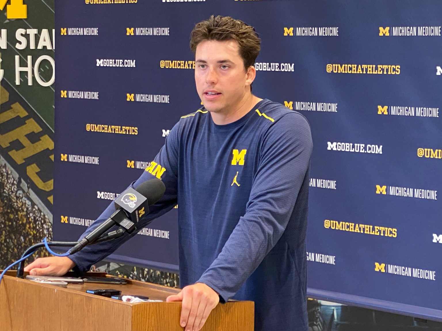 Michigan Football Camp Report - Team Captain QB Cade McNamara | By Fans ...