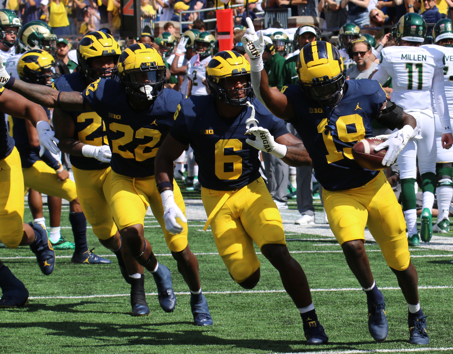 2022 Michigan Football Game 1 - Michigan 51 Colorado State 7 Photos ...